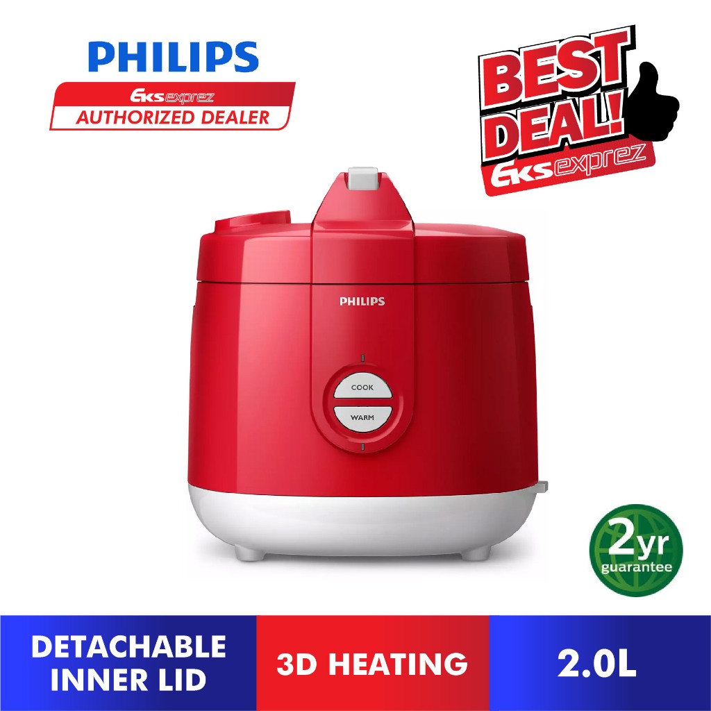 Philips Rice cooker 2L HD3131 Jar Rice cooker HD3131/60 Detachable ...