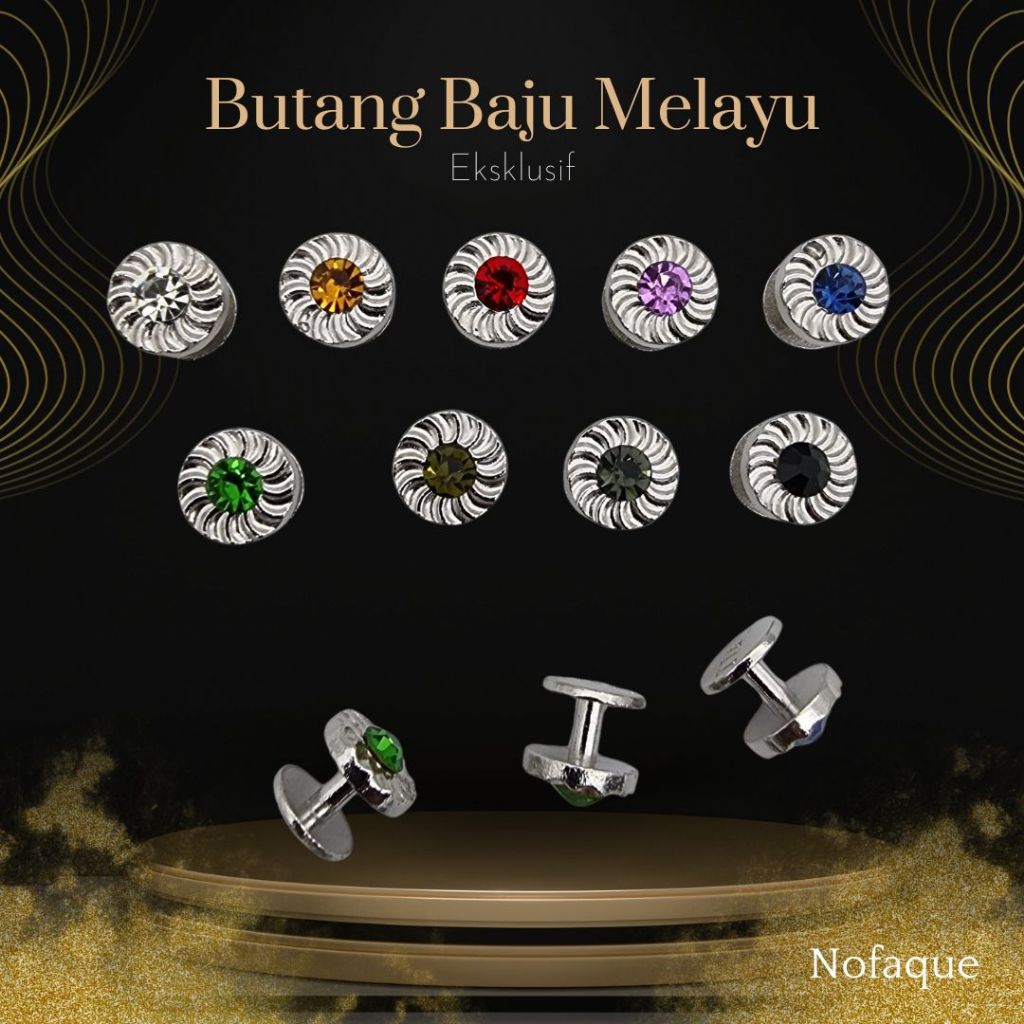 Butang Brooch Pin Button Baju Melayu Batu Raya Nikah Viral Lelaki ...