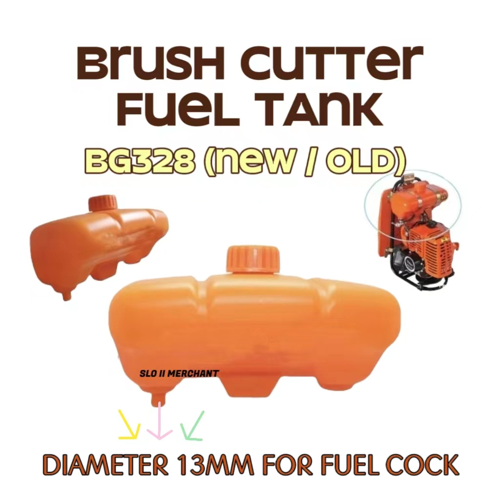 BRUSH CUTTER FUEL TANK BG328 -- OLD TYPES ( HOLE : 13mm DIAMETER ...