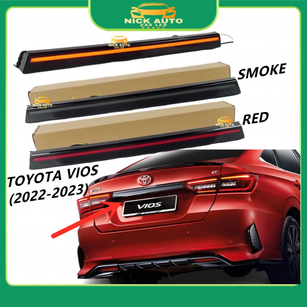 Toyota Vios 2023-2024 Rear Garnish LED Trunk LED Tail Lamp Tail Light ...