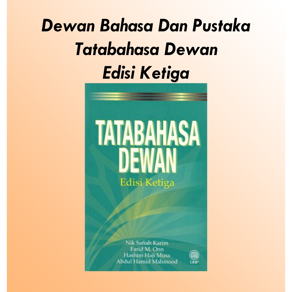 Dewan Bahasa Dan Pustaka- Tatabahasa Dewan- Edisi Ketiga | Shopee Malaysia