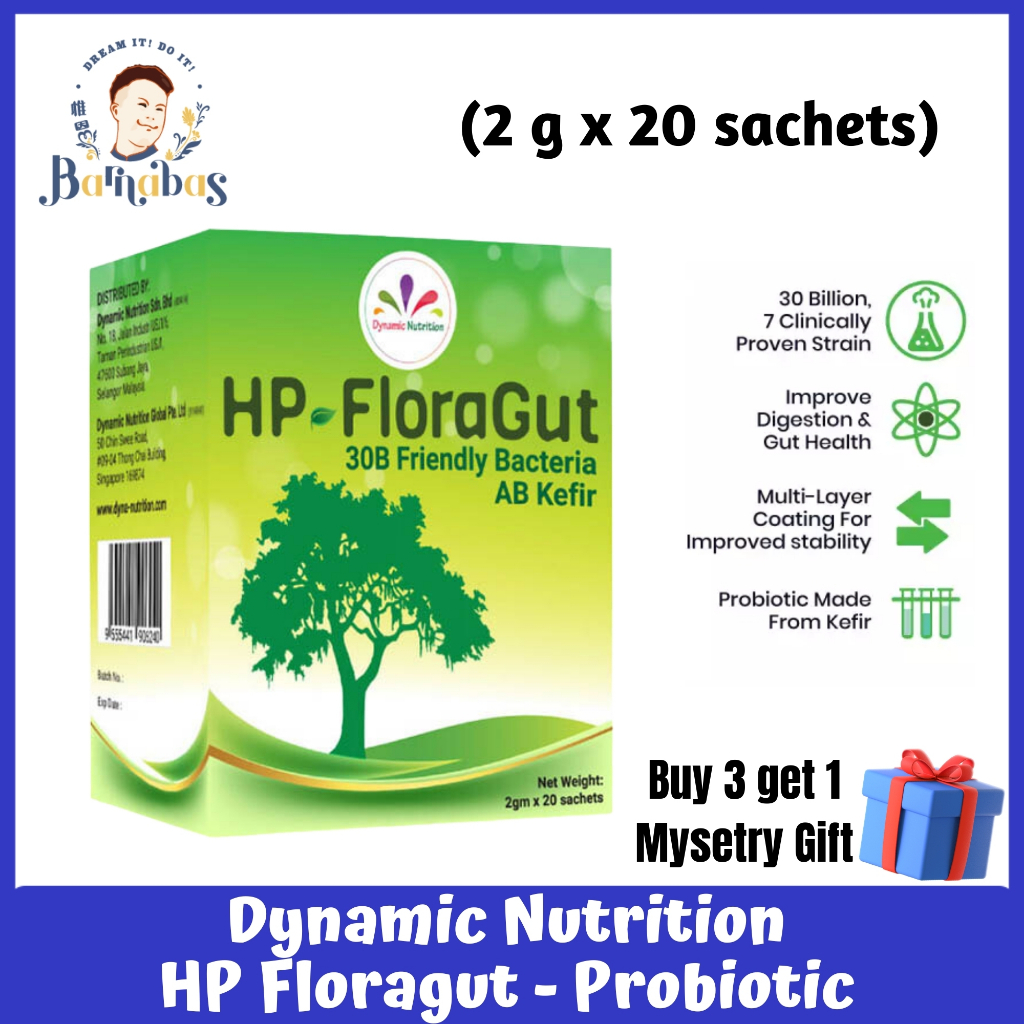 Dynamic Nutrition HP Floragut - Probiotic (2 grams X 20 sachets ...