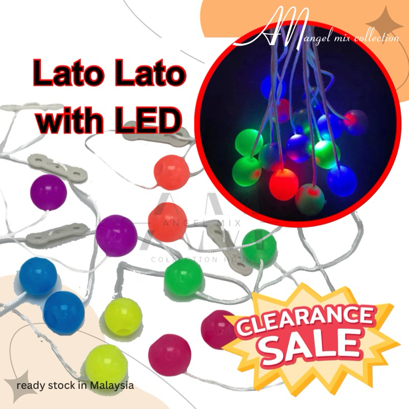 CLEARANCE!!LATO-LATO with LED Light | Shopee Malaysia
