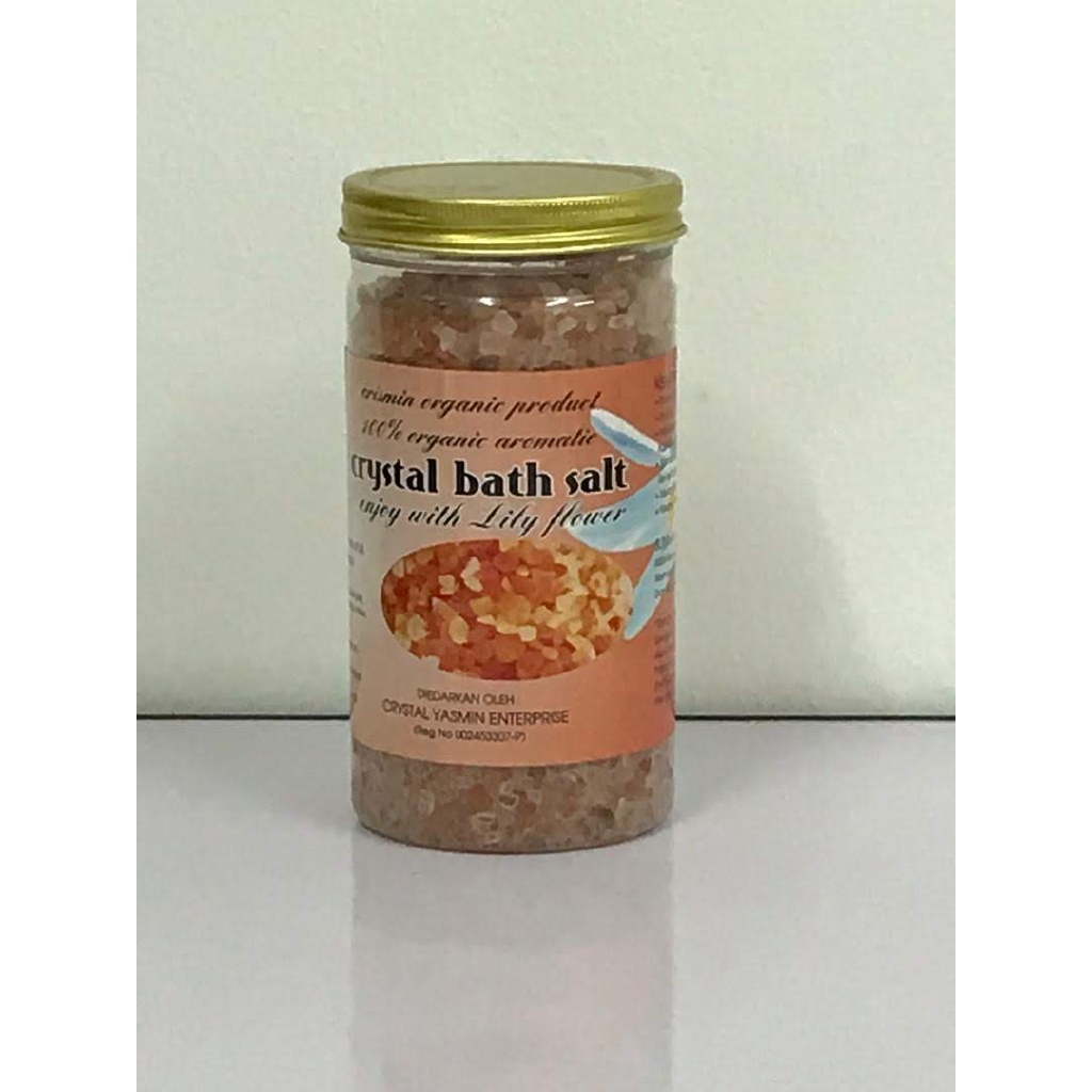 Organic Himalayan Rock Crystal Bath Salt Enjoy With Lily Flower Garam ...