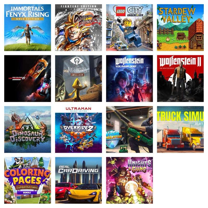 (15in1)Nintendo Switch Digital Lego, Stardew,Little nightmare,Need For ...