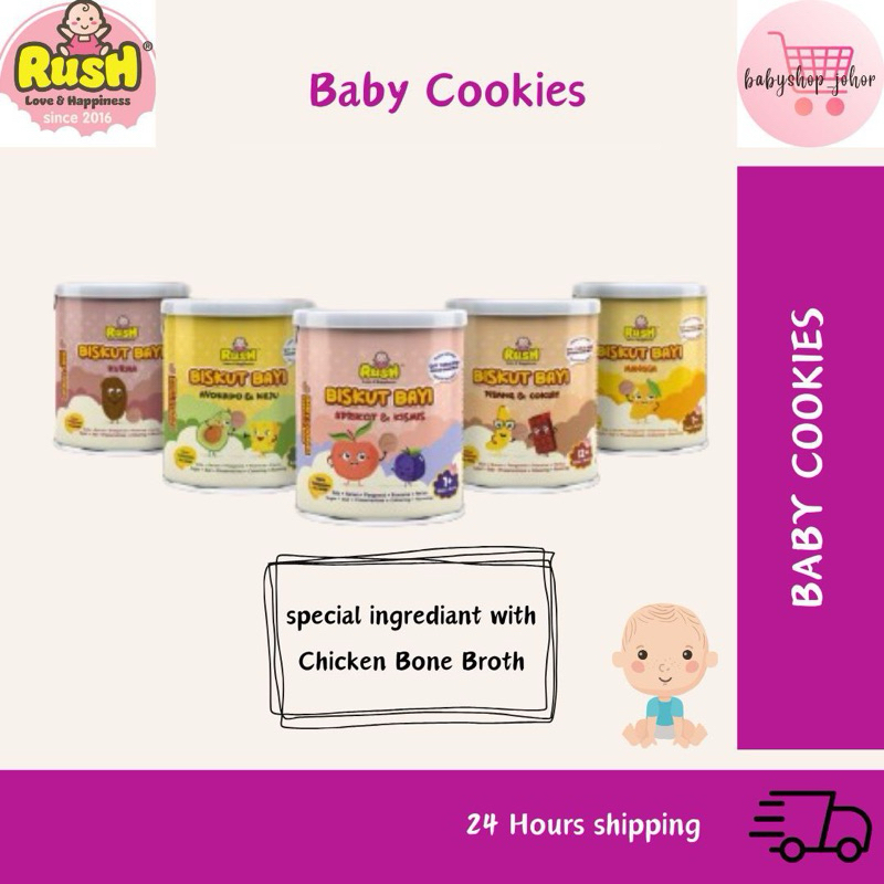 Rush Baby | Babyfood Makanan Biskut Bayi | Cookies Biscuit (BBC ...