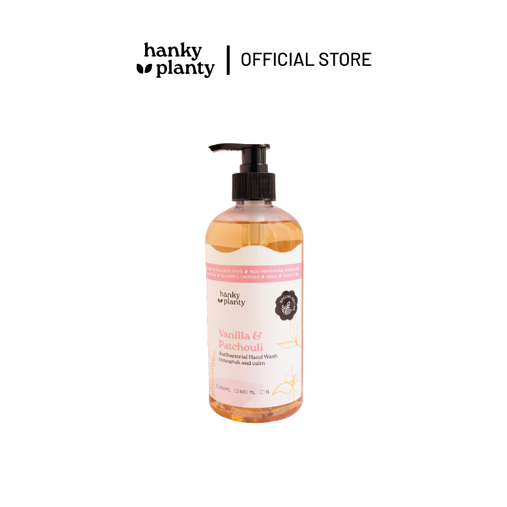 Hanky Planty Antibacterial Hand Wash Vanilla And Patchouli L Sls Free