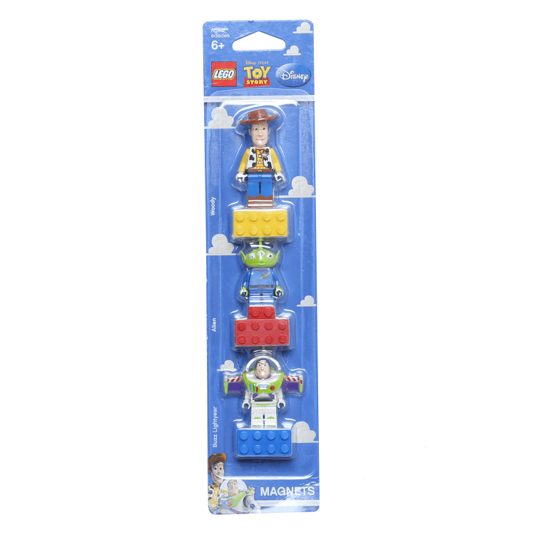 LEGO Toy Story Minifigures Magnet Set of 3 - Woody, Alien, Buzz 852949 ...