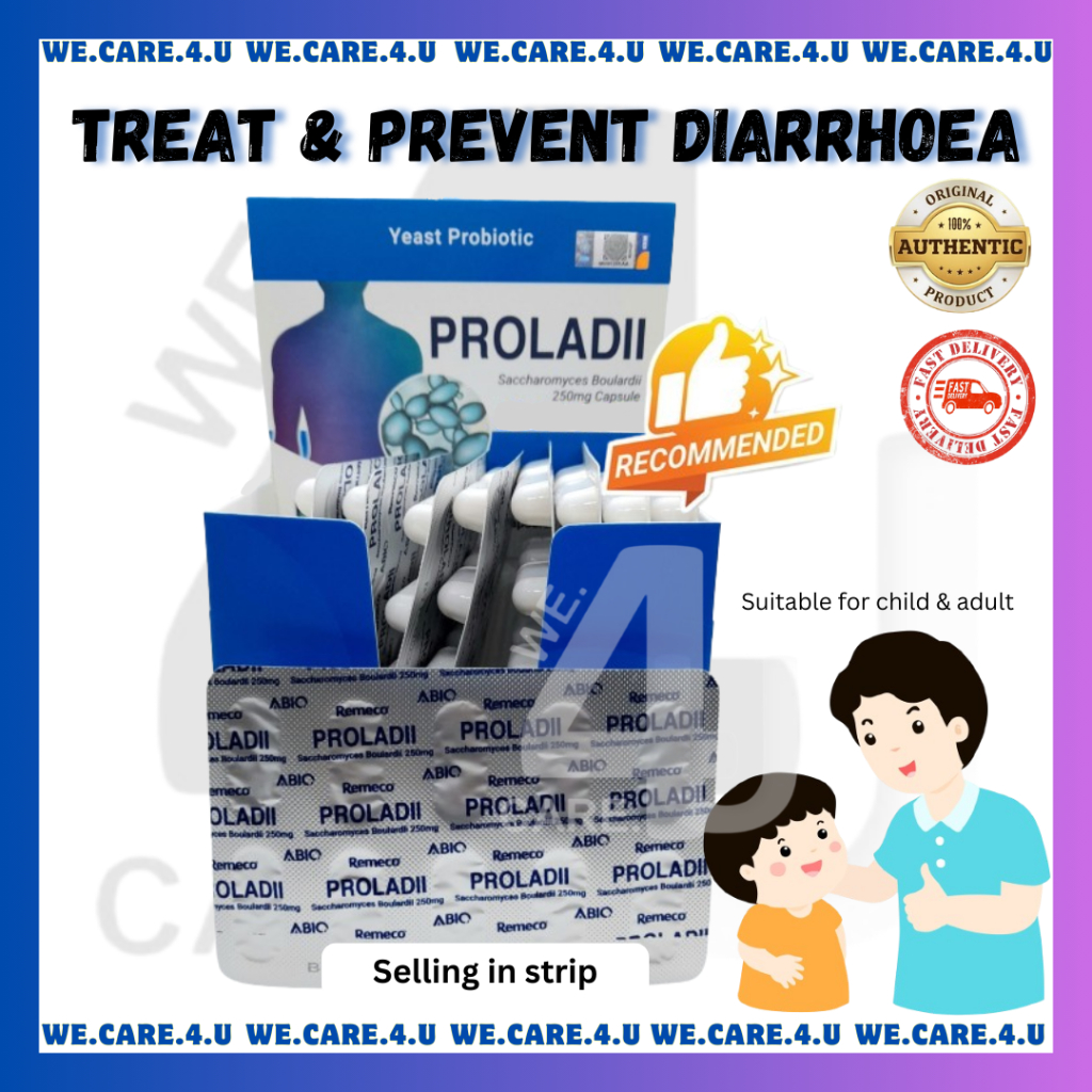~REMECO PROLADII 250MG ANTIDIARRHOEAL YEAST PROBIOTIC SACCHAROMYCES ...