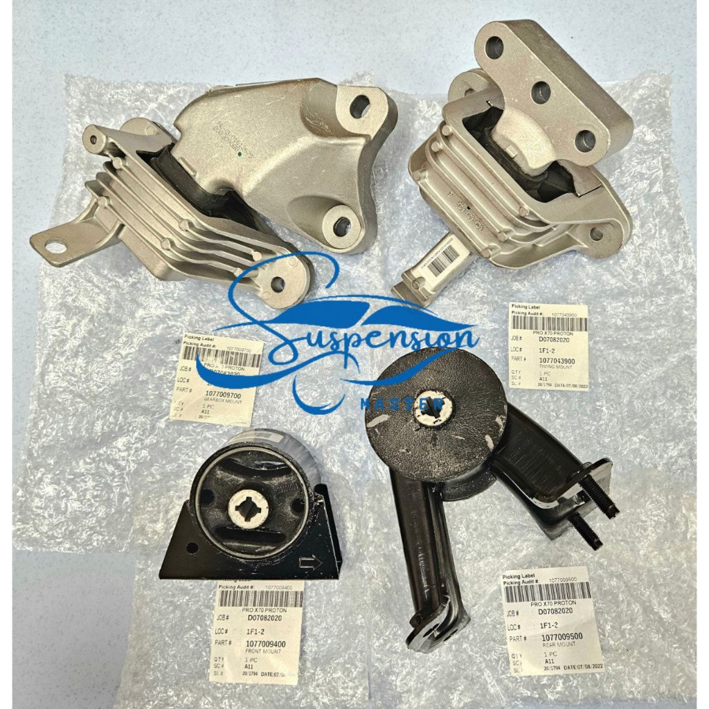 4 IN 1 SET - PROTON X70 CBU 6 SPEED ENGINE MOUNTING 1077009500 ...