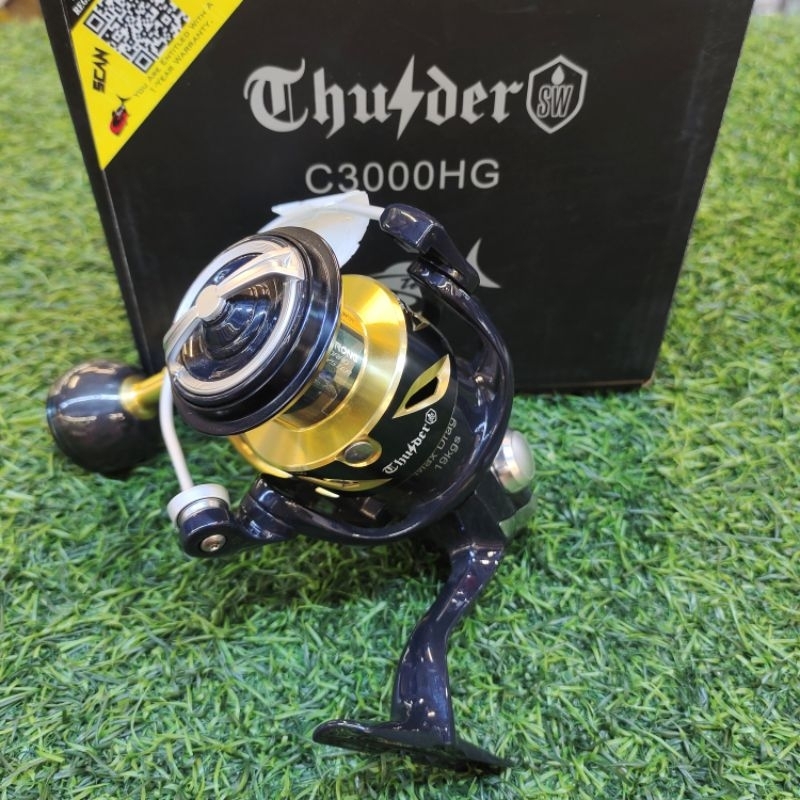 G-TECH THUNDER SW SPINNING FISHING REEL | Shopee Malaysia