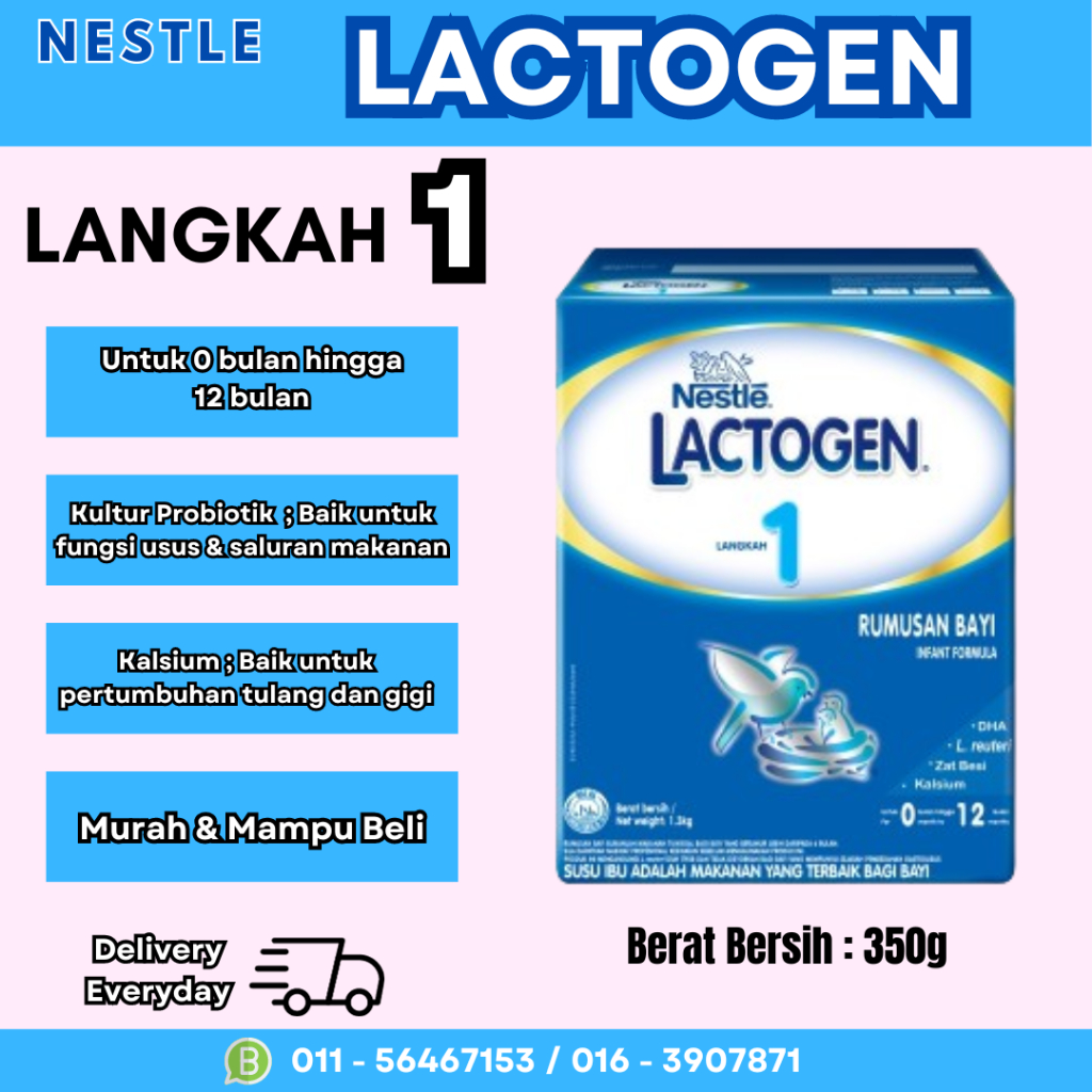Susu Nestle Lactogen 1 + Free Gift | Shopee Malaysia