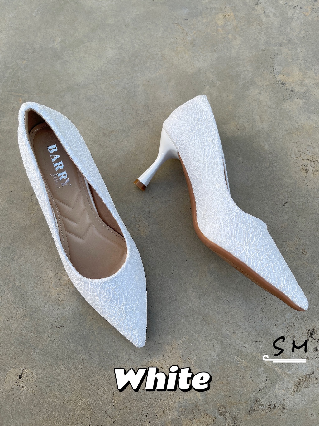 SM May 3.5'' inch Women Plain Lace Design Dinner Wedding Wear Comfort ...