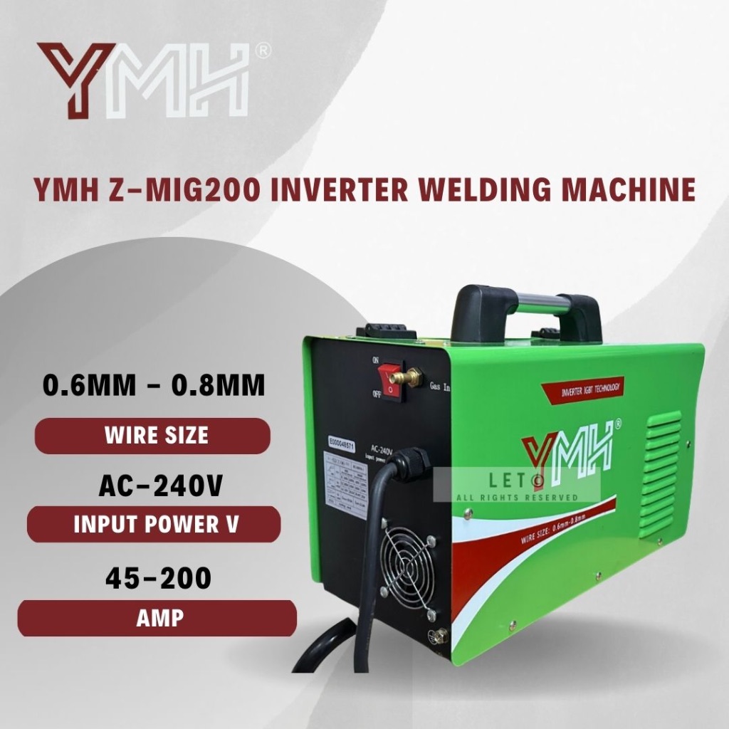 YMH MIG200 WELDING MACHINE - INVERTER IGBT TECHNOLOGY | Shopee Malaysia