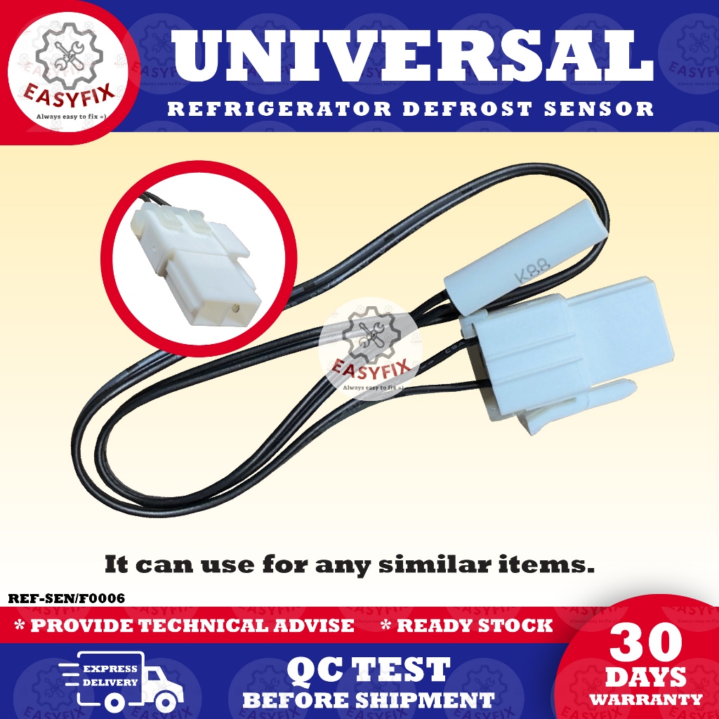 UNIVERSAL REFRIGERATOR DEFROST SENSOR FRIDEGE SENSOR (SENSOR PETI SEJUK) | Shopee Malaysia
