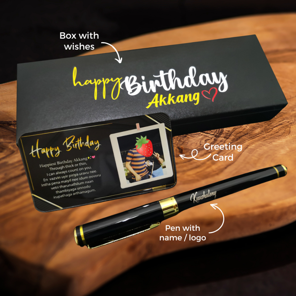Custom Name Pen Personalised Gift Sets Engrave Pen Premium Gift Thank ...