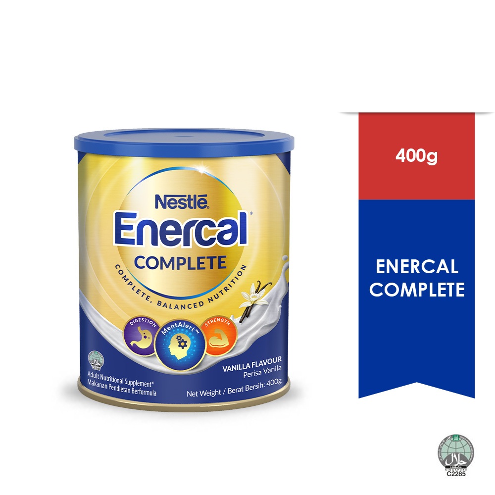 Nestlé ® Enercal® Complete Milk Formula Powder 400g - Adult Complete ...