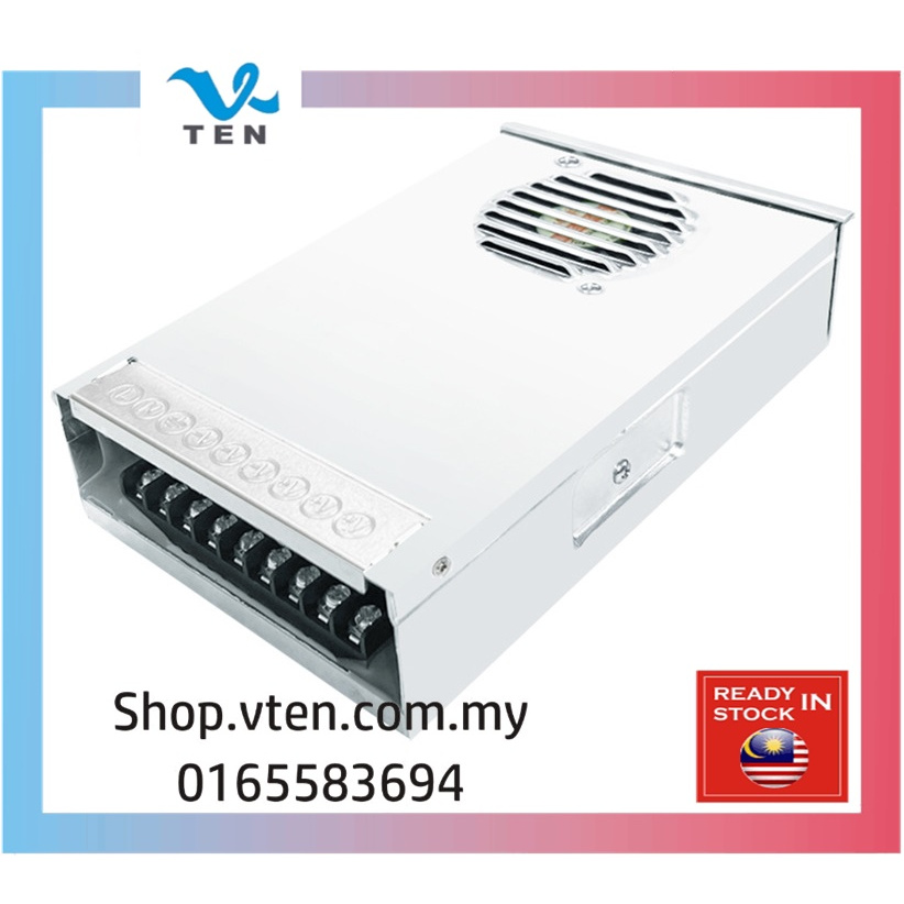 DC 12V 33A 400W Rain Proof Power Supply Transformer Switch Power Adapter LED Strip Light Power ...