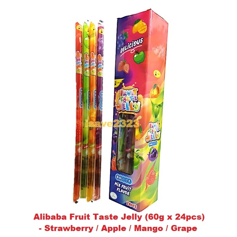 [HALAL] Alibaba Fruit Taste Jelly (60g x 24pcs) - Mix Fruit Flavours ...