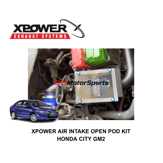 Honda City GM2 With Open Pod Filter - XPower Air Intake System | Shopee ...