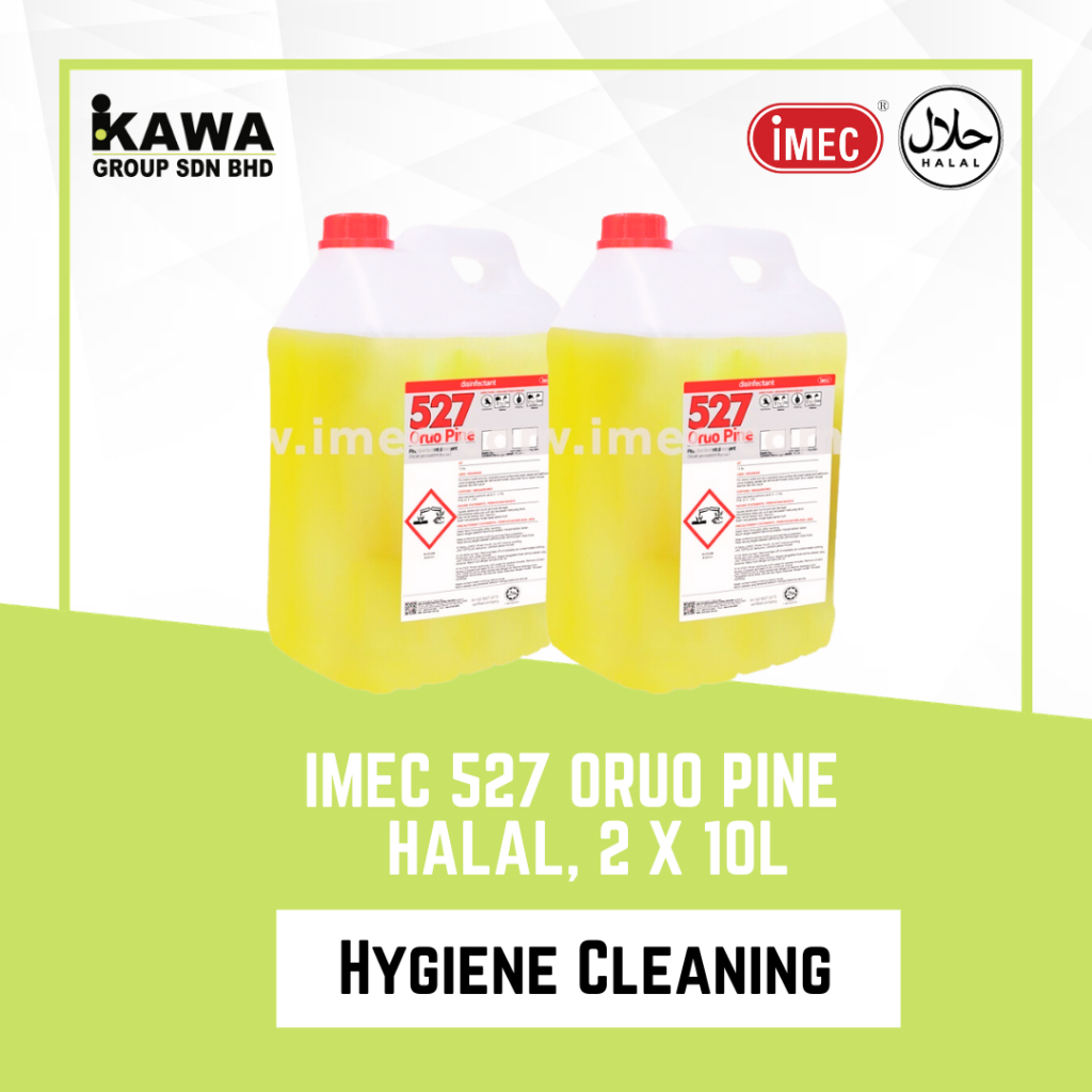 General Purpose Liquid Toilet Disinfectant IMEC 527 Oruo Pine , Halal, 2 x 10L | Shopee Malaysia