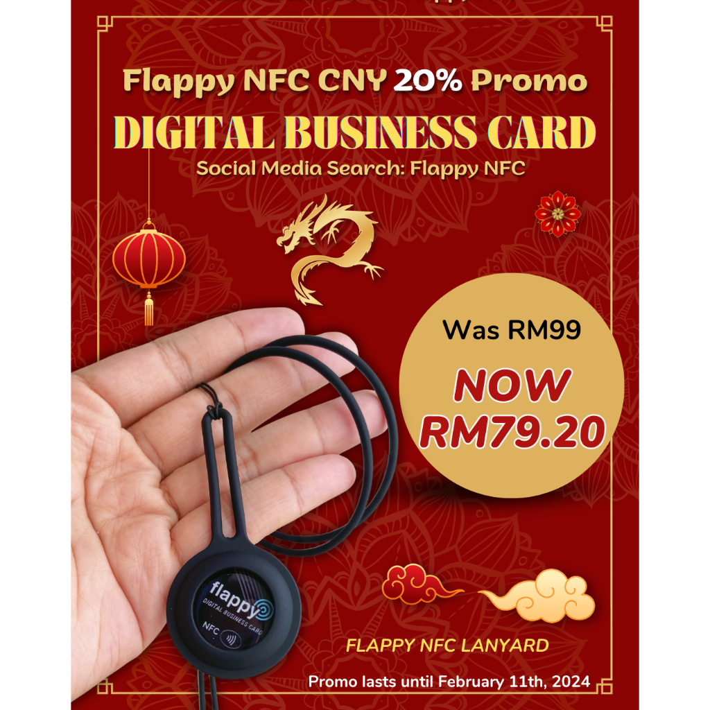 Flappy NFC Button With Lanyard | Shopee Malaysia