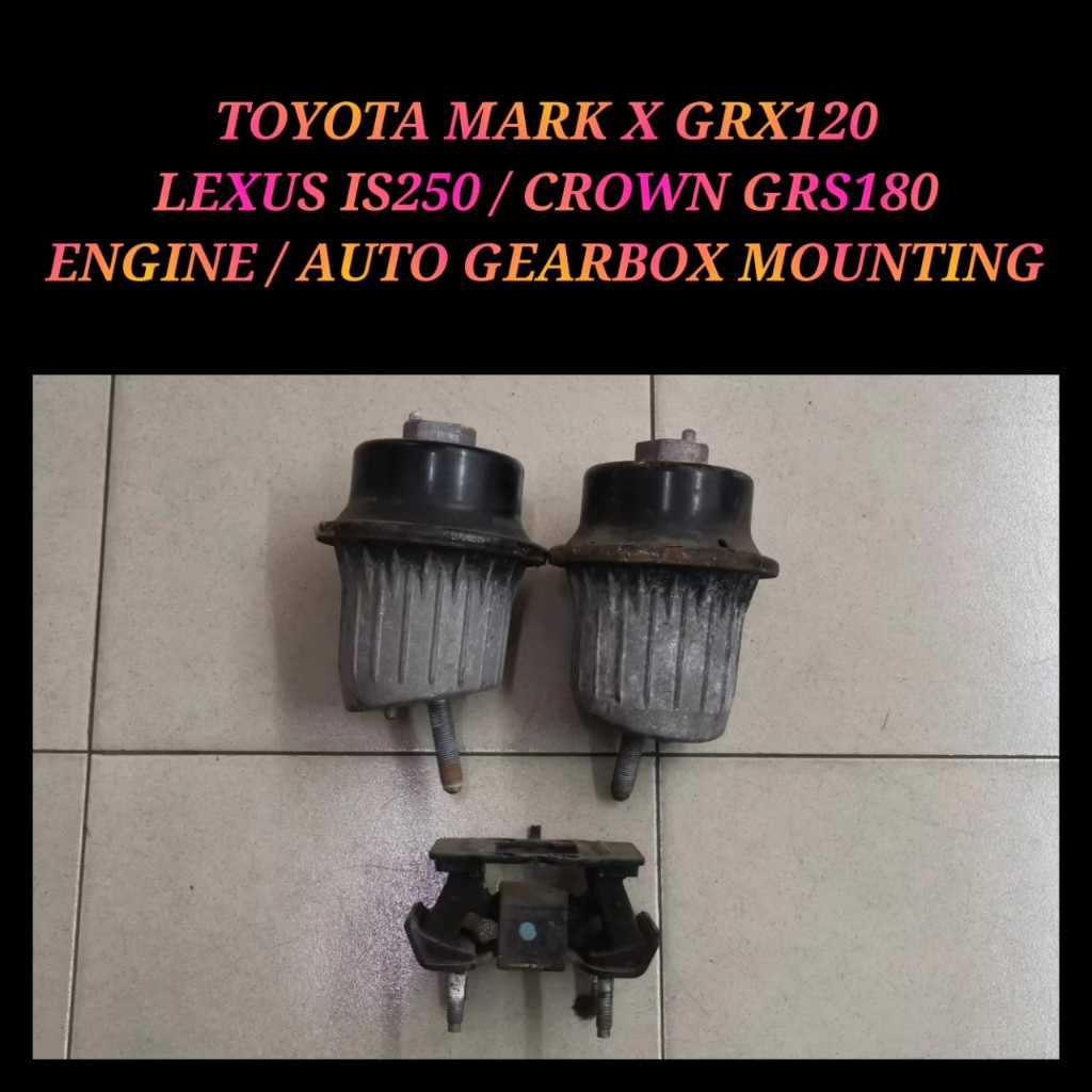 🇯🇵🇯🇵 ENGINE / AUTO GEARBOX MOUNTING TOYOTA MARK X GRX120 / CROWN GRS180 ...