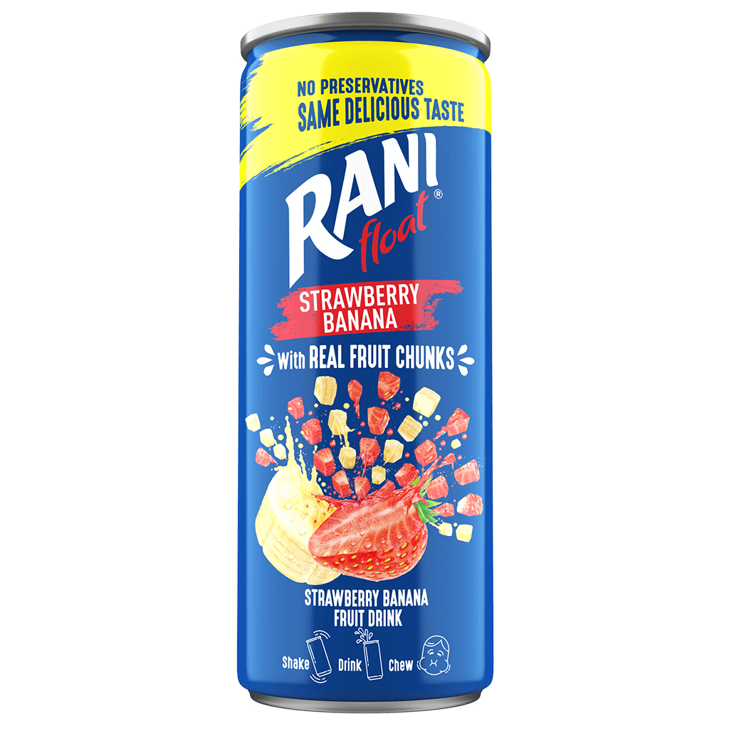 Rani Float Can Strawberry & Banana Juice (240ml) - Juice/Fruits Juices ...