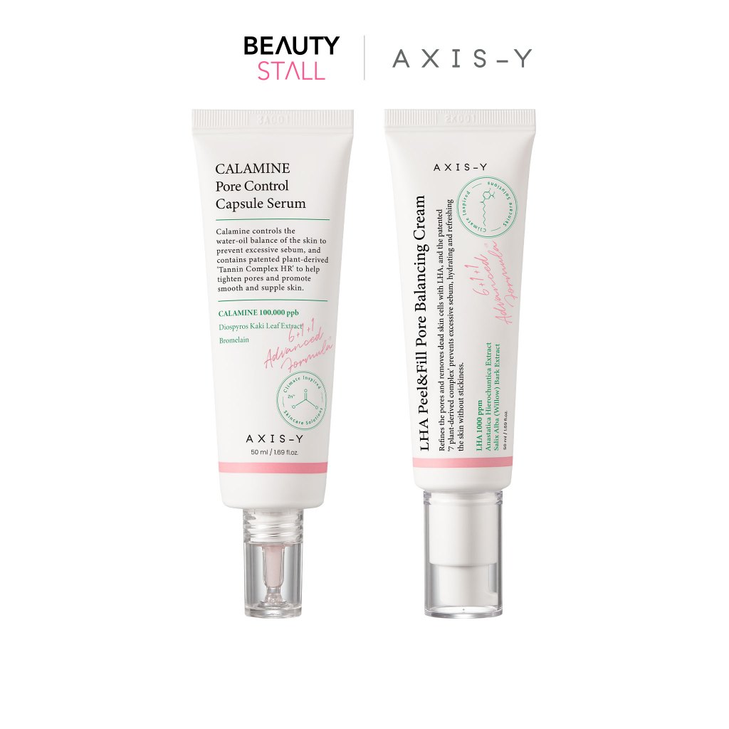 AXIS-Y Pore Care Duo Set (Pore Control Serum + Balancing Cream ...