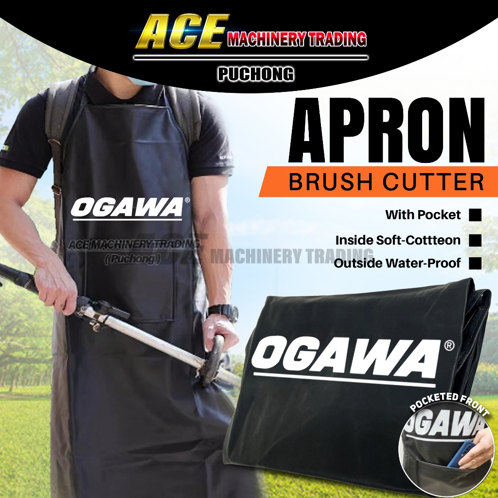 Ogawa / Victa Brush Cutter Apron Baju Mesin Rumput Tebal Dan Water ...