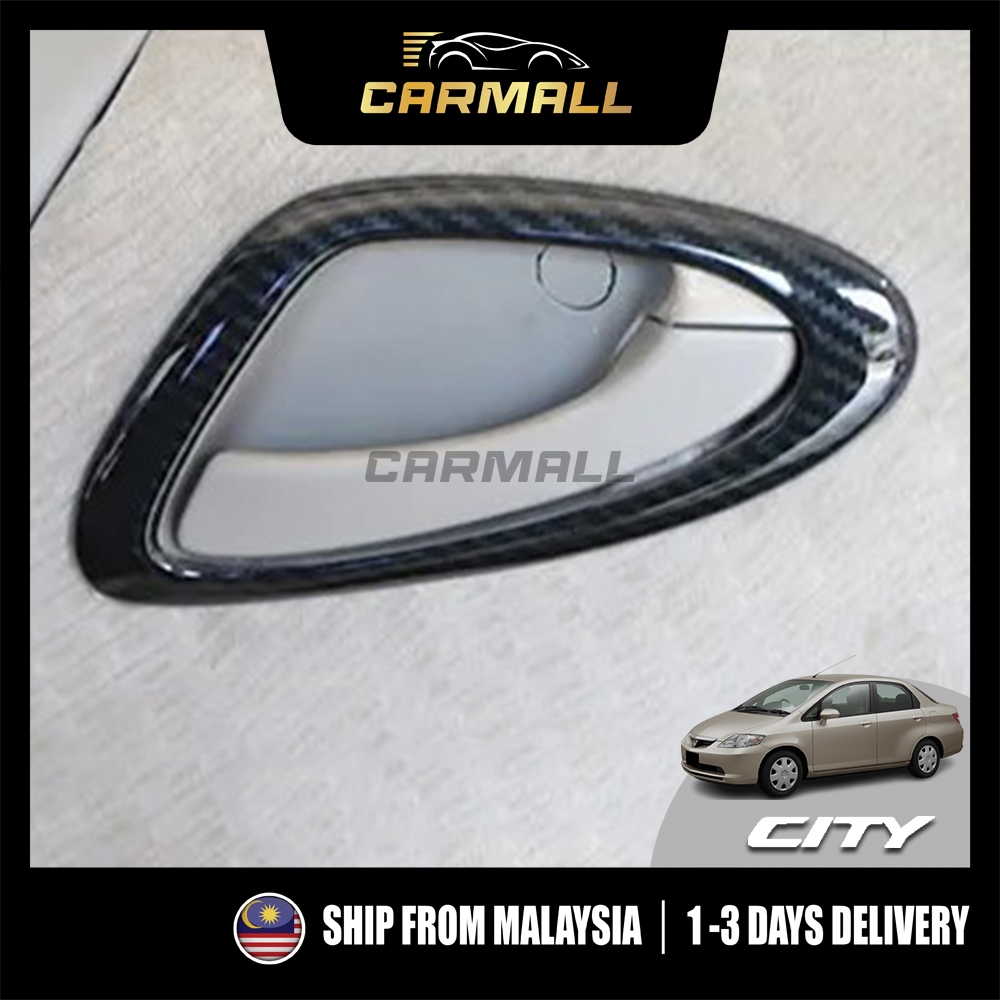 Honda City GD GE ZX 4th Gen Interior Decoration Inner Handle Carbon ...