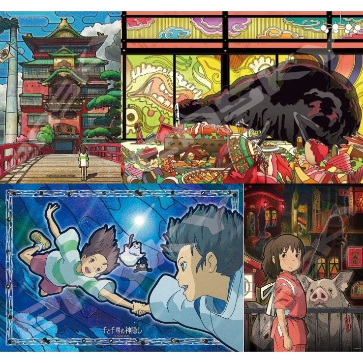 ENSKY ART CRYSTAL SPIRITED AWAY 208 / 300 / 500 STUDIO GHIBLI ASSORTED JIGSAW PUZZLE | Shopee ...