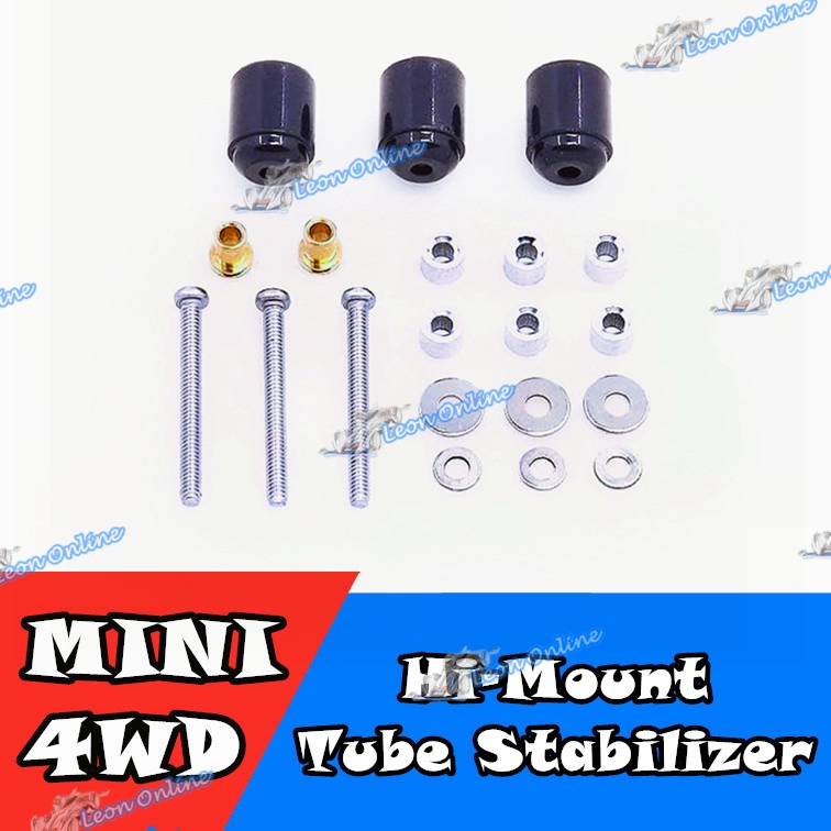 Aksesori Tamiya Imi Hi-Mount Tube Stabilizer Set - 15528 untuk Tamiya ...