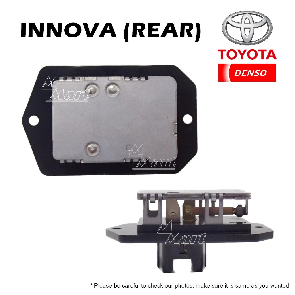 Toyota Innova 2005 (TGN40 - Rear) Air Cond Blower Resistor (Denso 546 ...