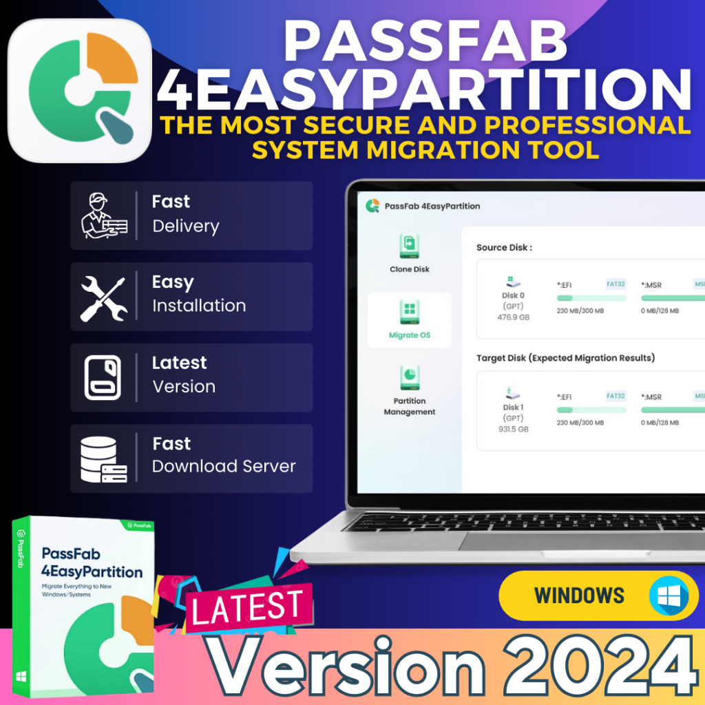 PassFab 4EasyPartition - The most secure and professional system migration tool | Windows Only ...