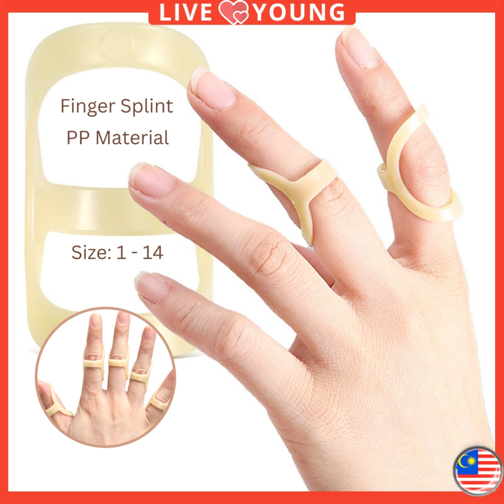 1pc Finger Fixation Sleeve Splint Bracket Protector Brace Support ...