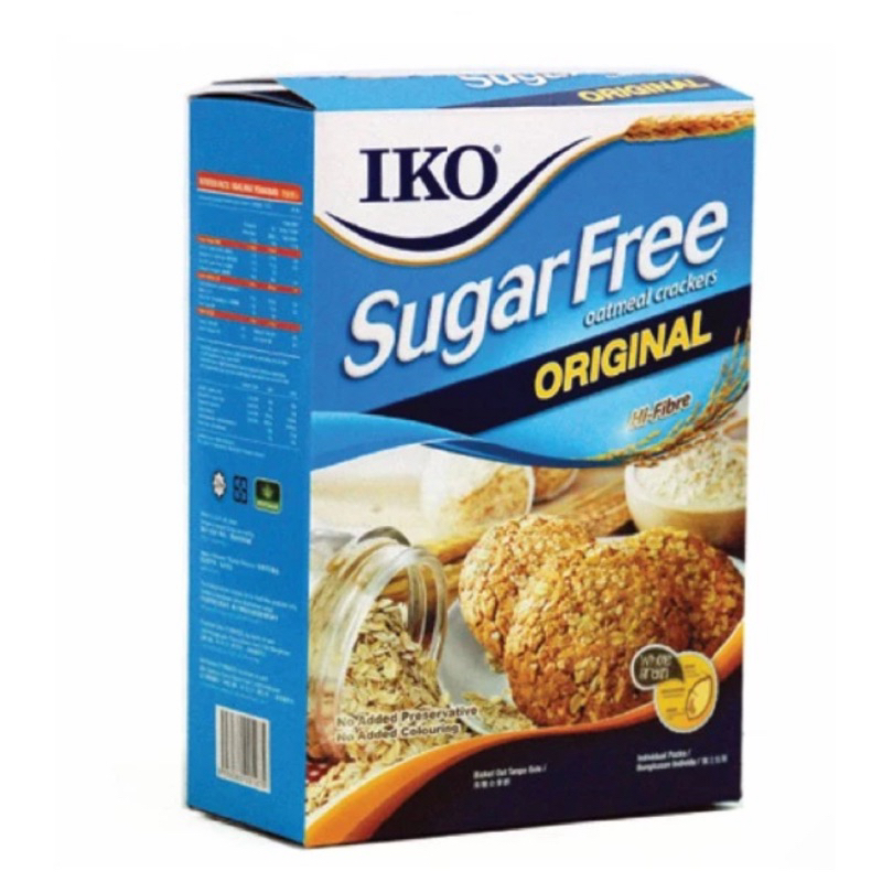 premium Iko sugar free oatmeal cracker(original) | Shopee Malaysia