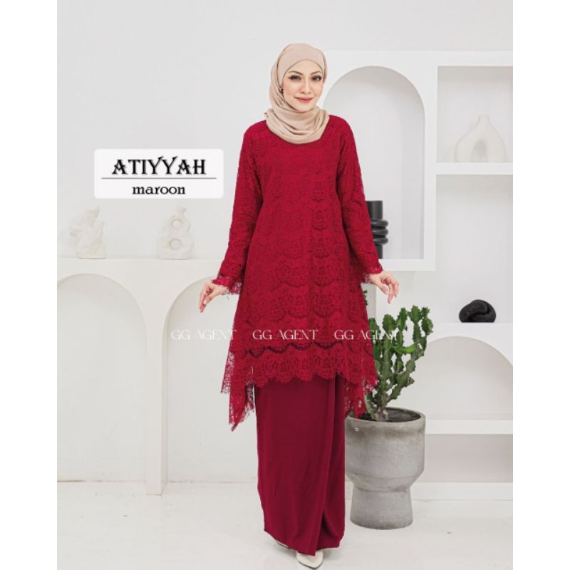 ATIYYAH BAJU KURUNG RAYA 2024(sila pm admin sebelum order) | Shopee ...