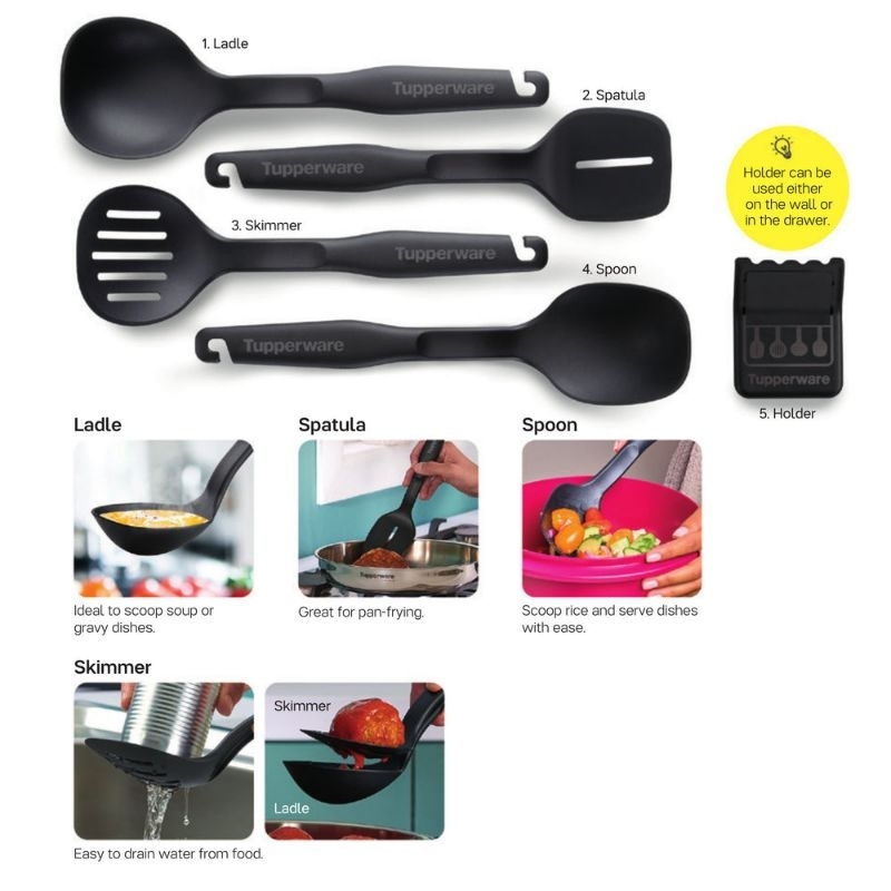 TUPPERWARE COMPACT KITCHEN TOOLS | Shopee Malaysia
