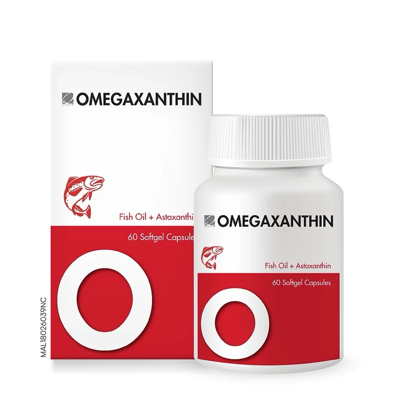 Quantum Omegaxanthin Fish Oil 60 Softgel Capsules [OMEGA 3] [EPA] [DHA ...