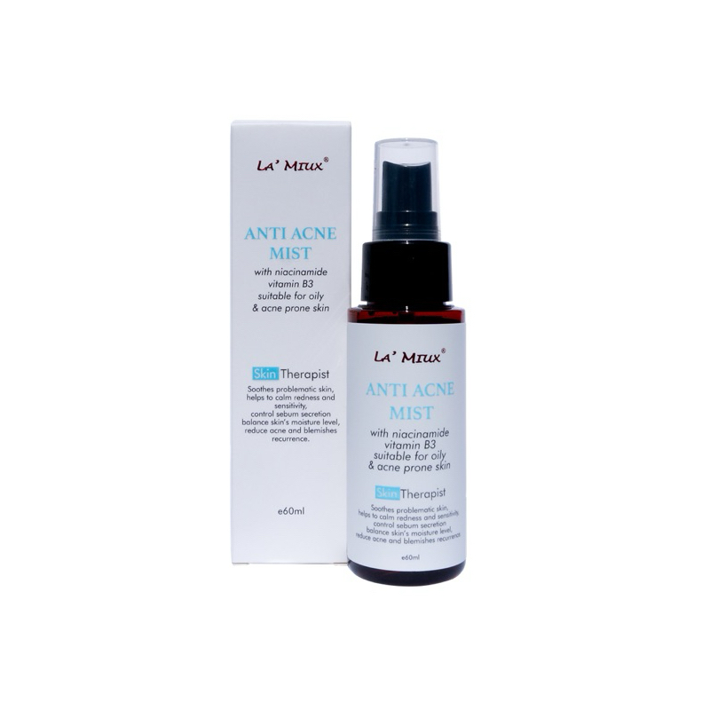 LAMIUX Anti-Acne Mist [ACNE] [FACE AND BODY] [NIACINAMIDE] | Shopee ...