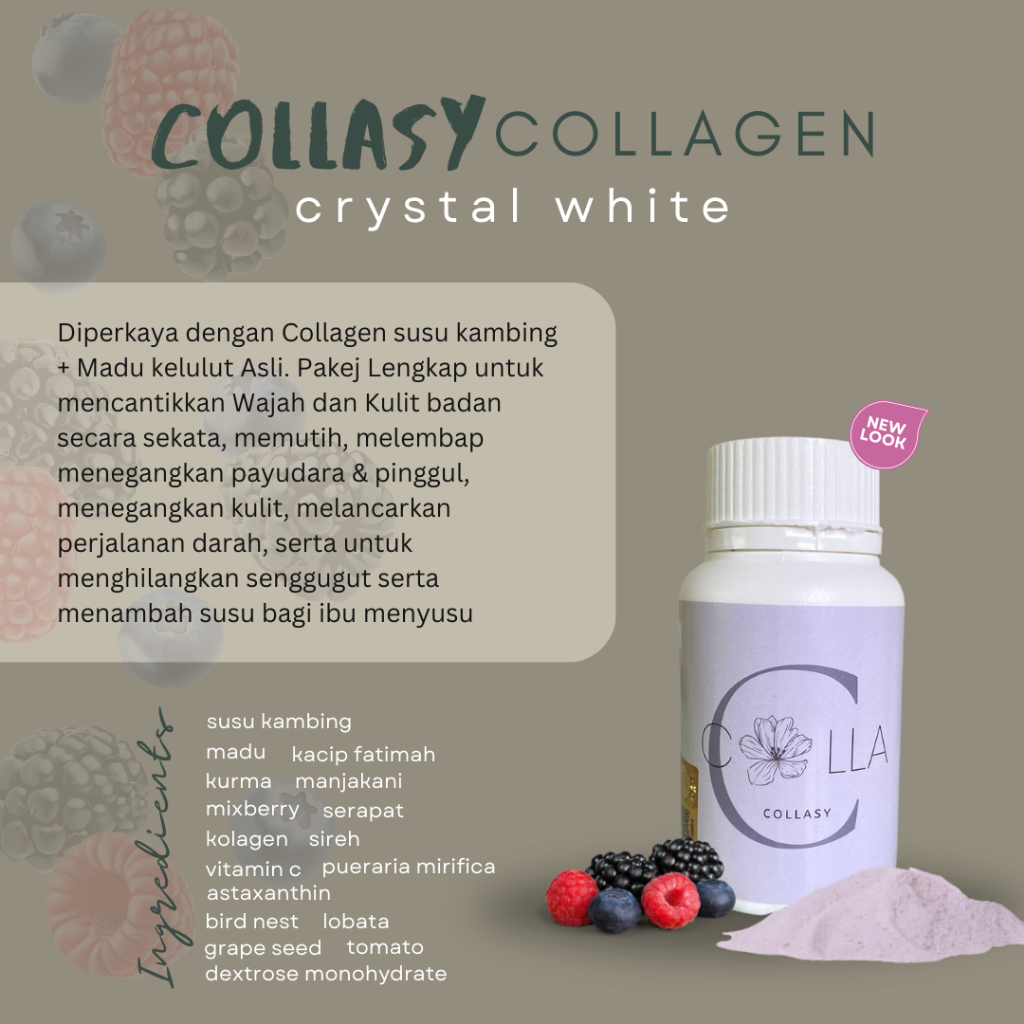 COLLASY CRYSTAL WHITE 60g (20DAYS) | Shopee Malaysia