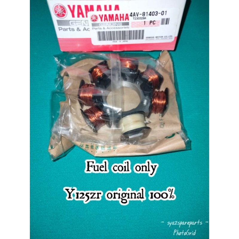 fuel coil only Y125ZR ORIGINAL 100% MADE IN JAPAN | Shopee Malaysia