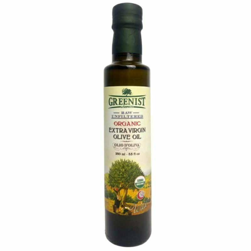 Greenist Organic Extra Virgin Olive Oil - Cold Pressed, Raw ...