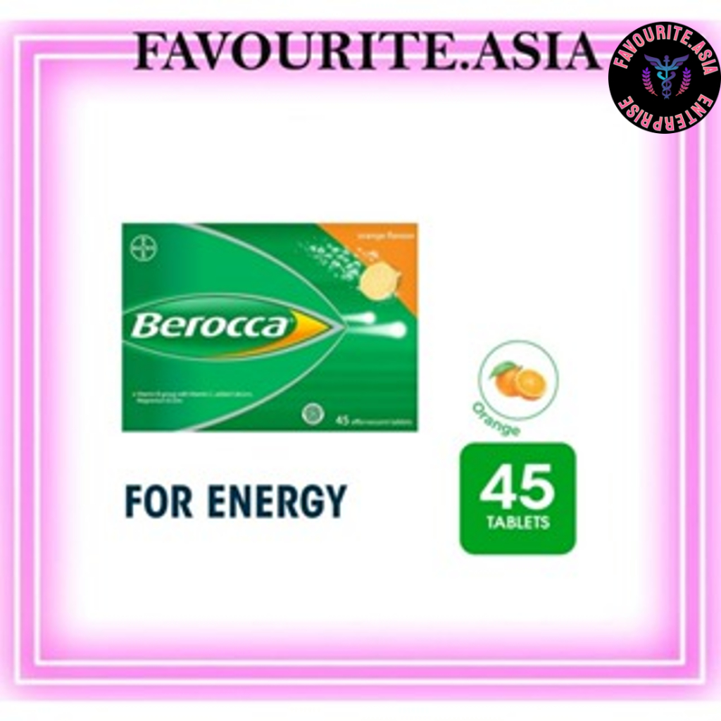 Berocca Orange Vitamin C - 45tablets Boost Immunity Exp: 05/2026 [READY ...