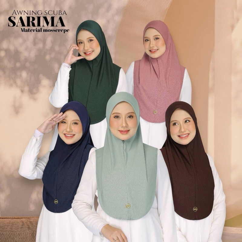 (BEST OFFER 2024)SAIZ M L Tudung Sarung Mosscrepe Plain Awning Scuba ...
