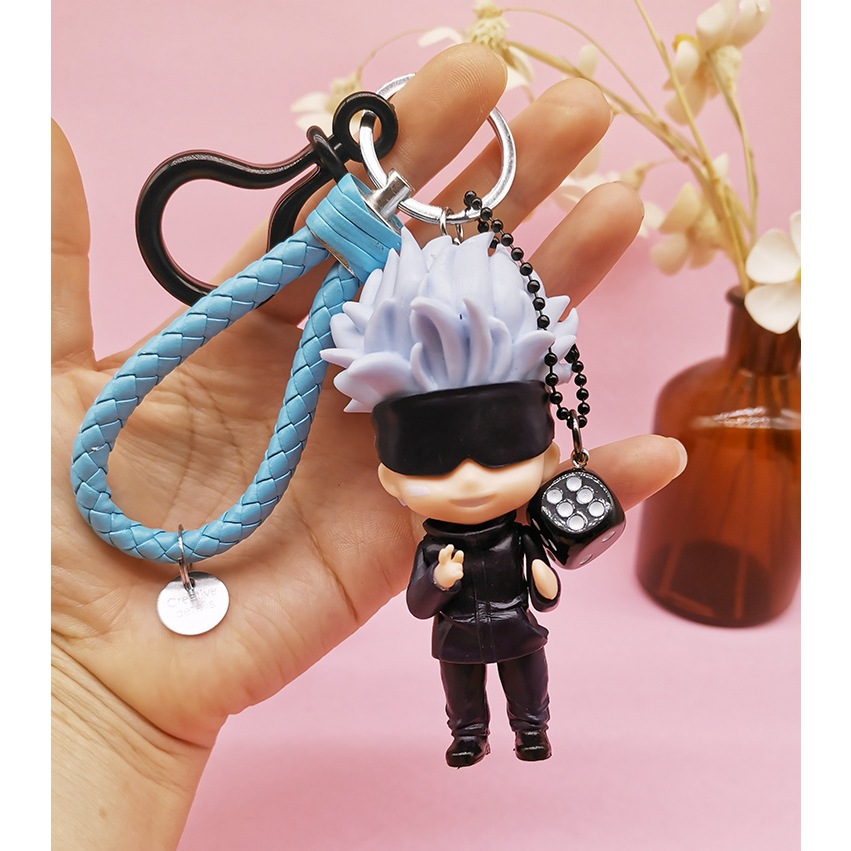 GOJO Jujutsu Kaisen Anime Yuji Gojo Megumi Nobara Keychain | Shopee ...