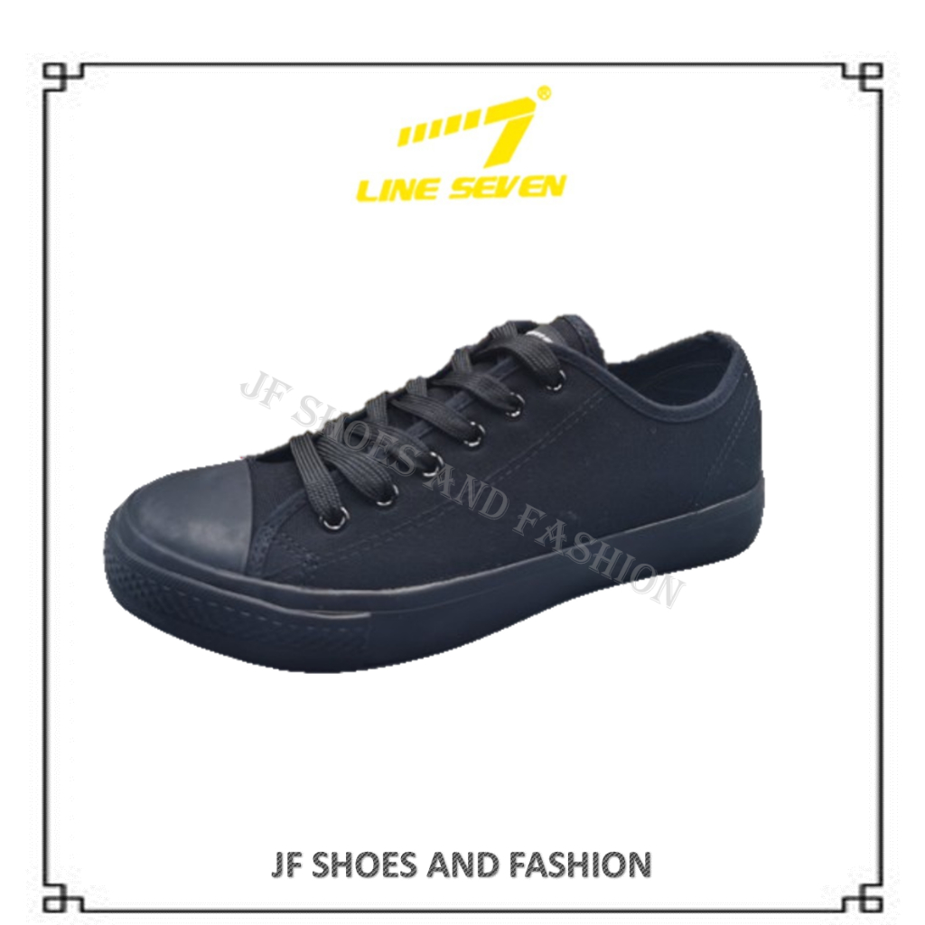 Line 7 Seven Secondary School Shoe Black 6621 | Kasut Sekolah Menengah ...