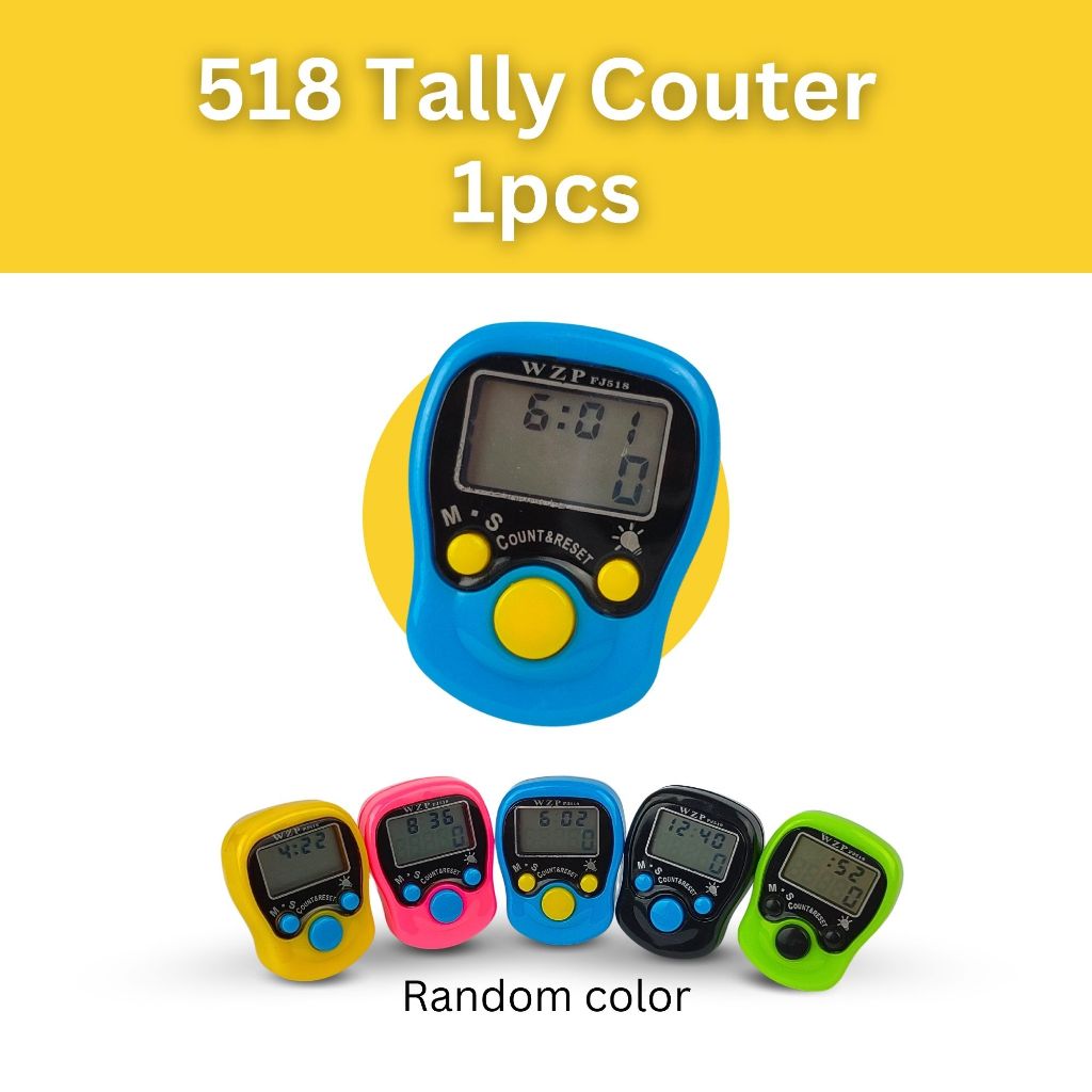 FC-1011 Tally Counter Finger Clicker Ring RANDOM COLOR Compact Small ...