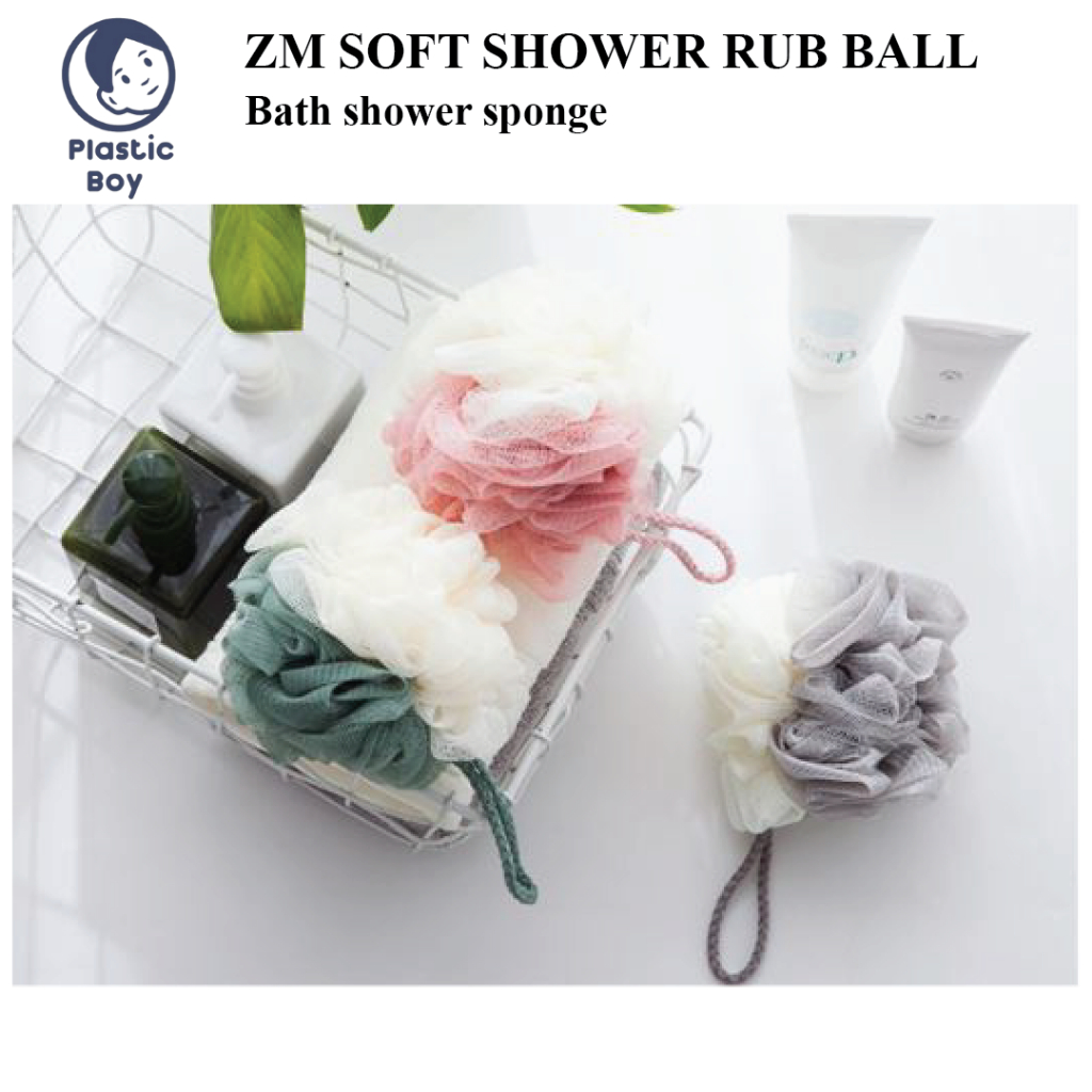 Sponge Bulat Mandi/ Soft Shower Mesh Ball | Shopee Malaysia